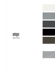 Finishes - Integraseating