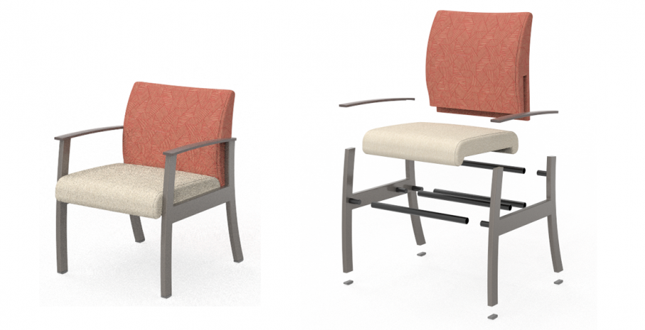 High performance guest seating for Healthcare- Integra Seating